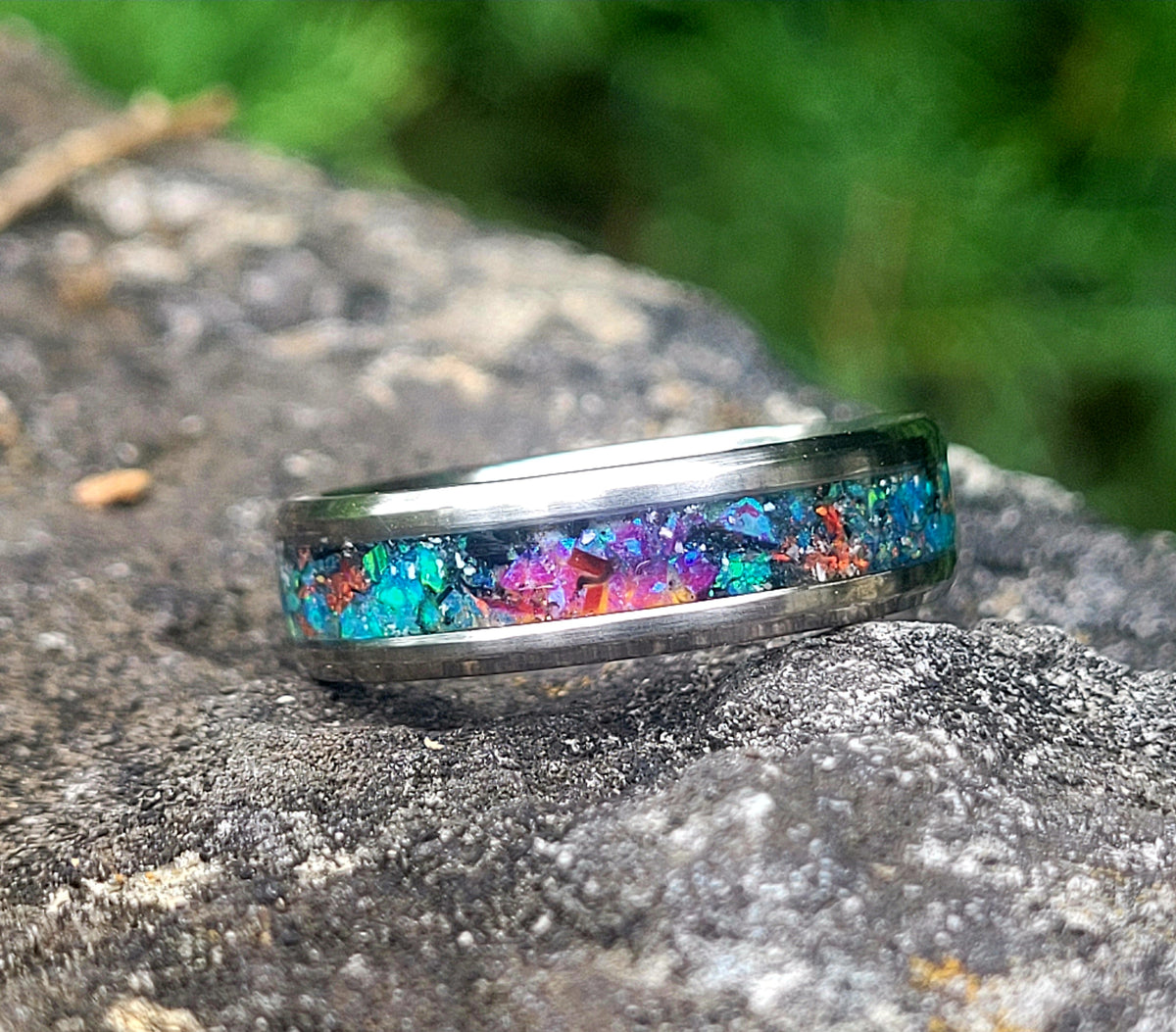 Nebula's Waiting Memorial Ring – Cotton Street Art Company